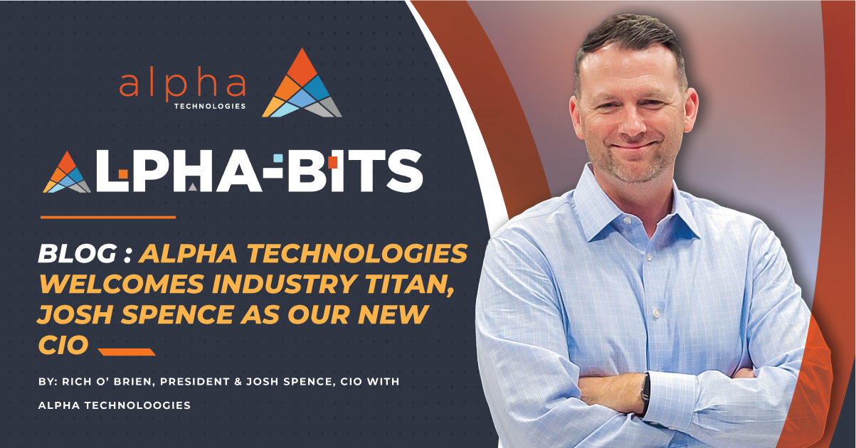 Alpha-Bits: Bold Move - Our New CIO Josh Spence